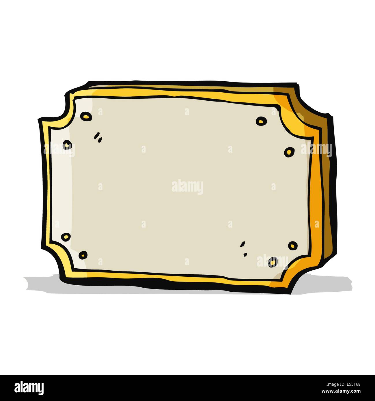 cartoon old sign Stock Vector Image & Art - Alamy