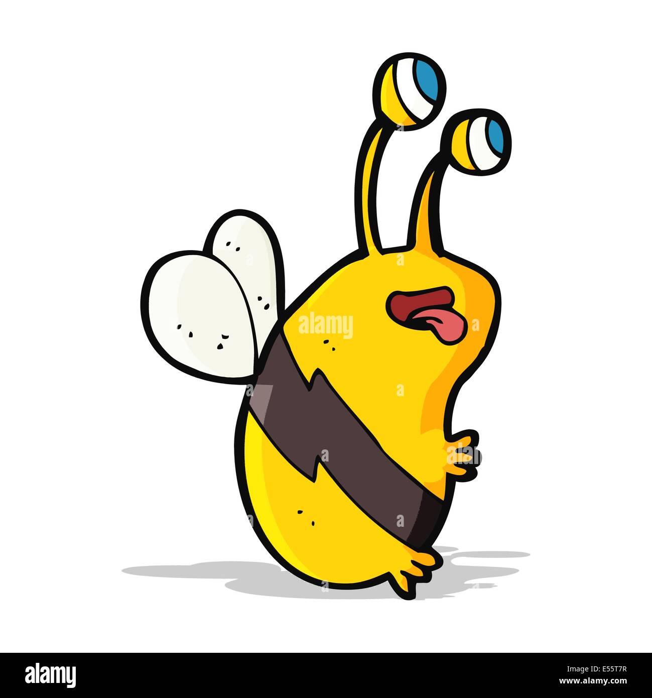 cartoon funny bee Stock Vector Image & Art - Alamy