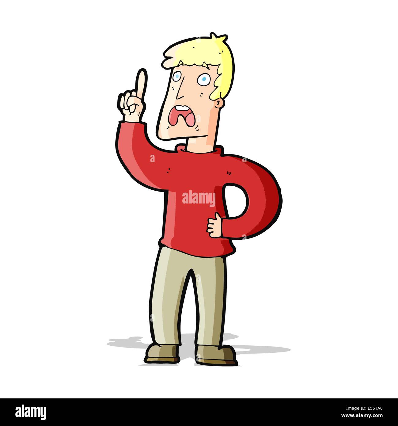cartoon man with complaint Stock Vector Image & Art - Alamy