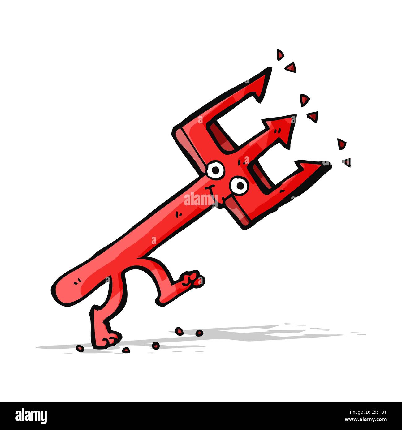 cartoon devil fork Stock Vector Image & Art - Alamy