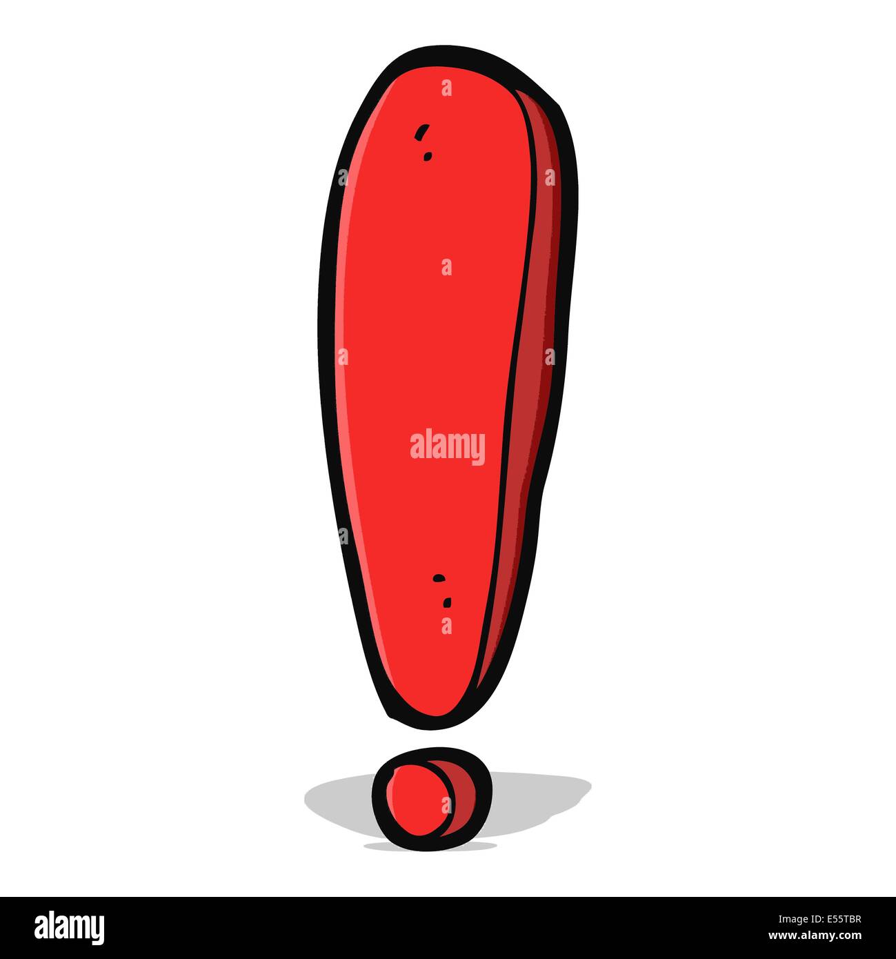 cartoon exclamation mark Stock Vector Image & Art - Alamy