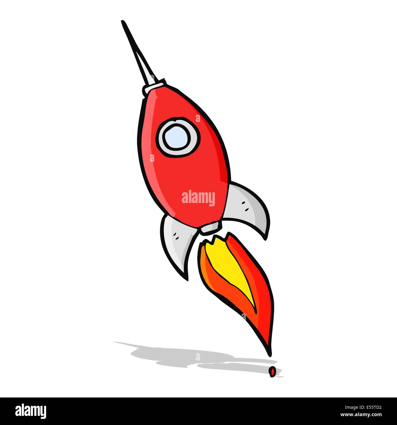 cartoon space rocket Stock Vector Image & Art - Alamy