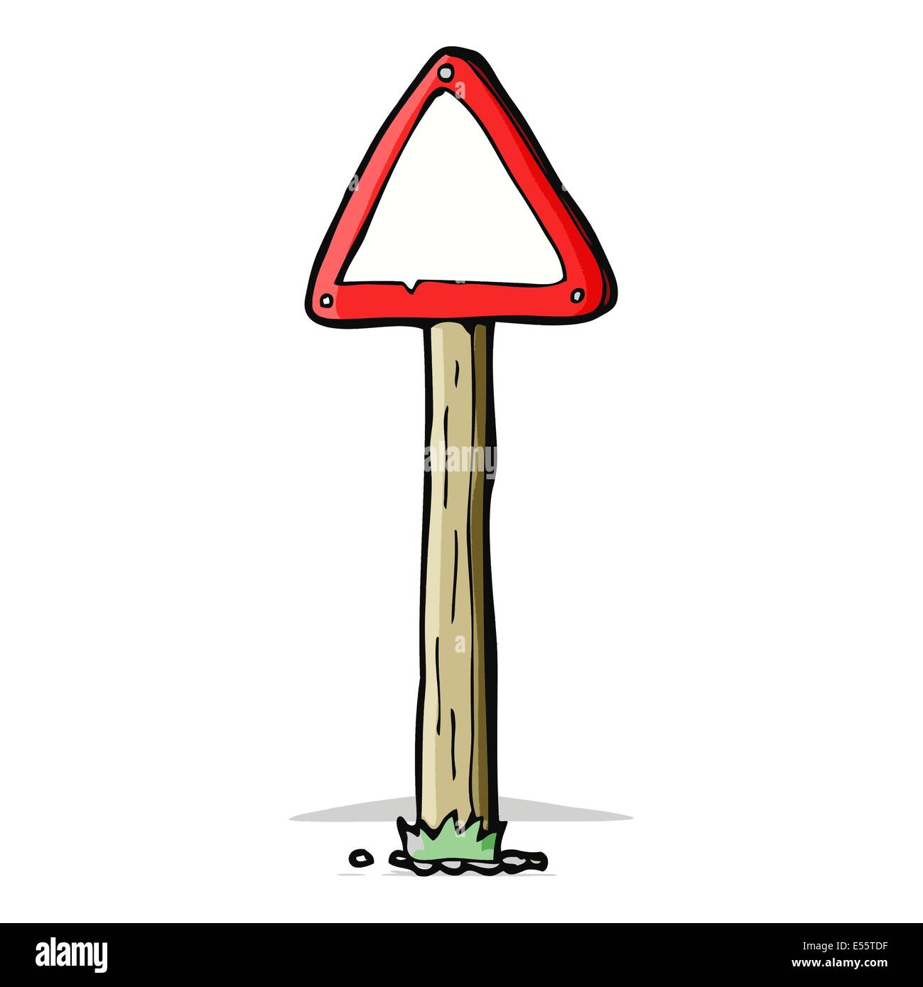 cartoon road sign Stock Vector Image & Art - Alamy