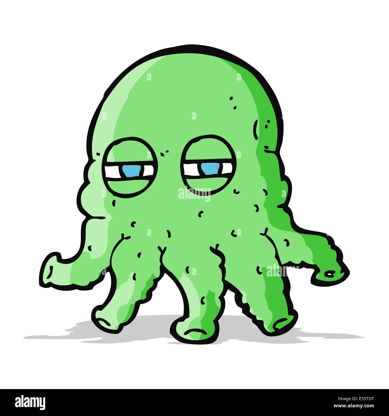 cartoon alien face Stock Vector Image & Art - Alamy