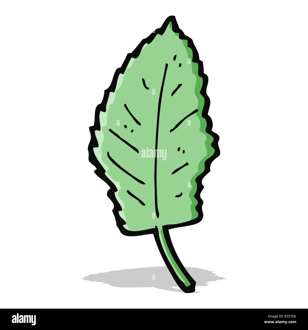 cartoon leaf symbol Stock Vector Image & Art - Alamy