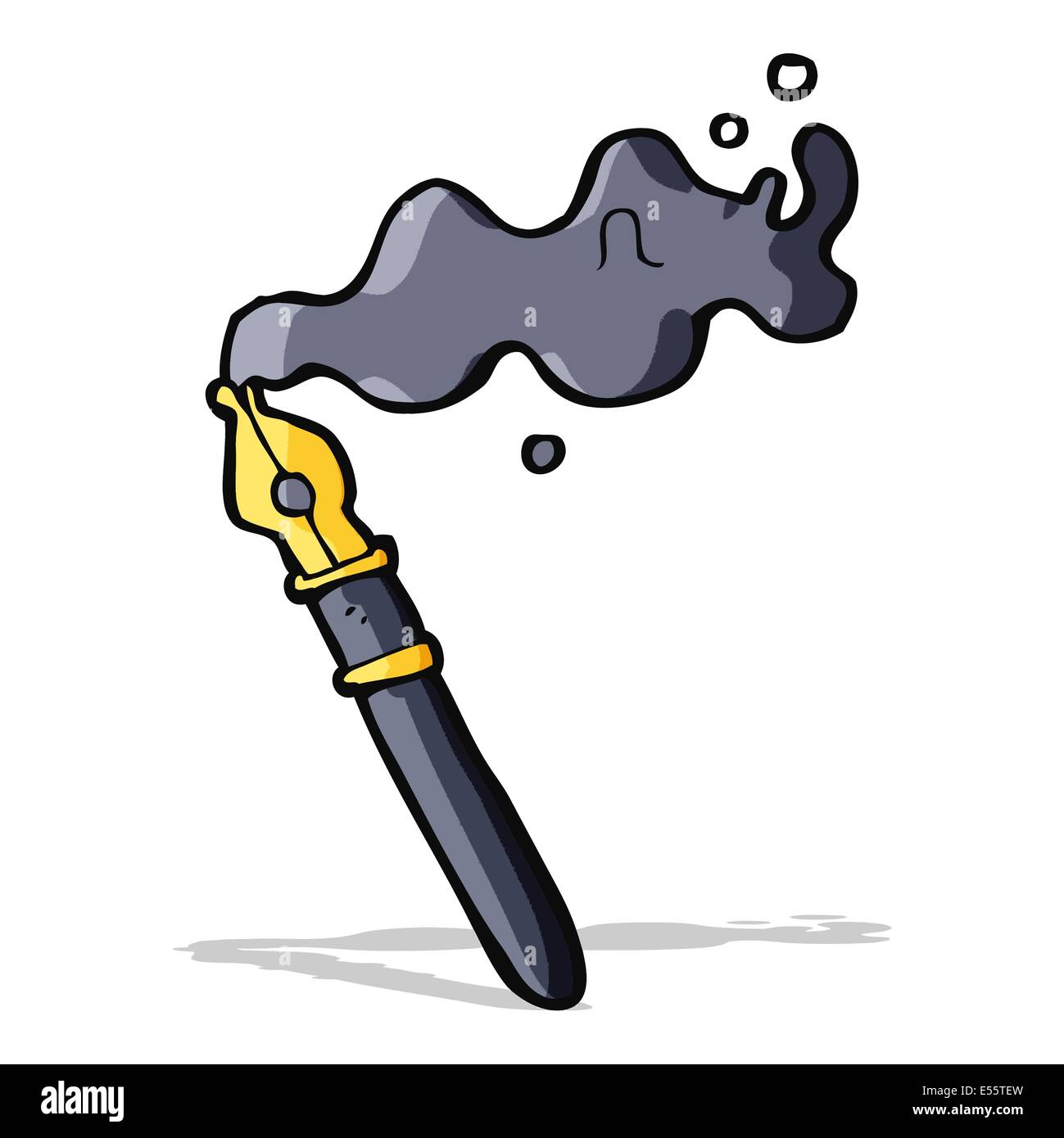 cartoon fountain pen Stock Vector Image & Art - Alamy