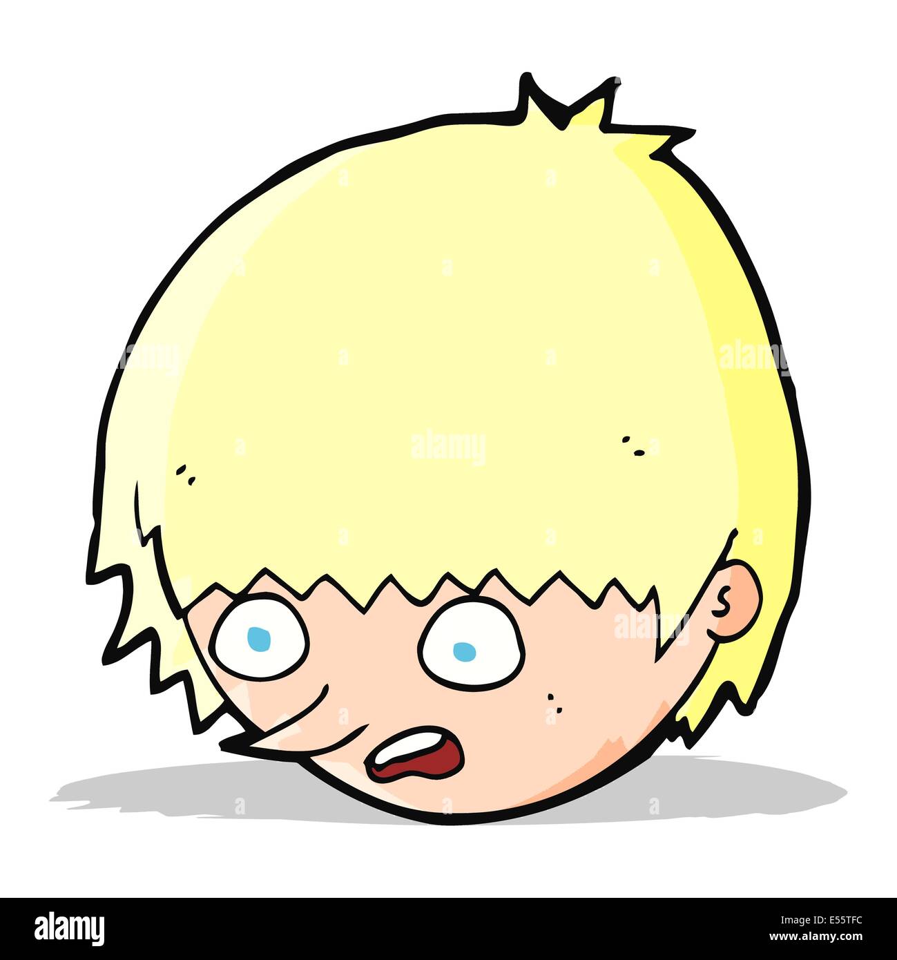 cartoon stressed face Stock Vector Image & Art - Alamy