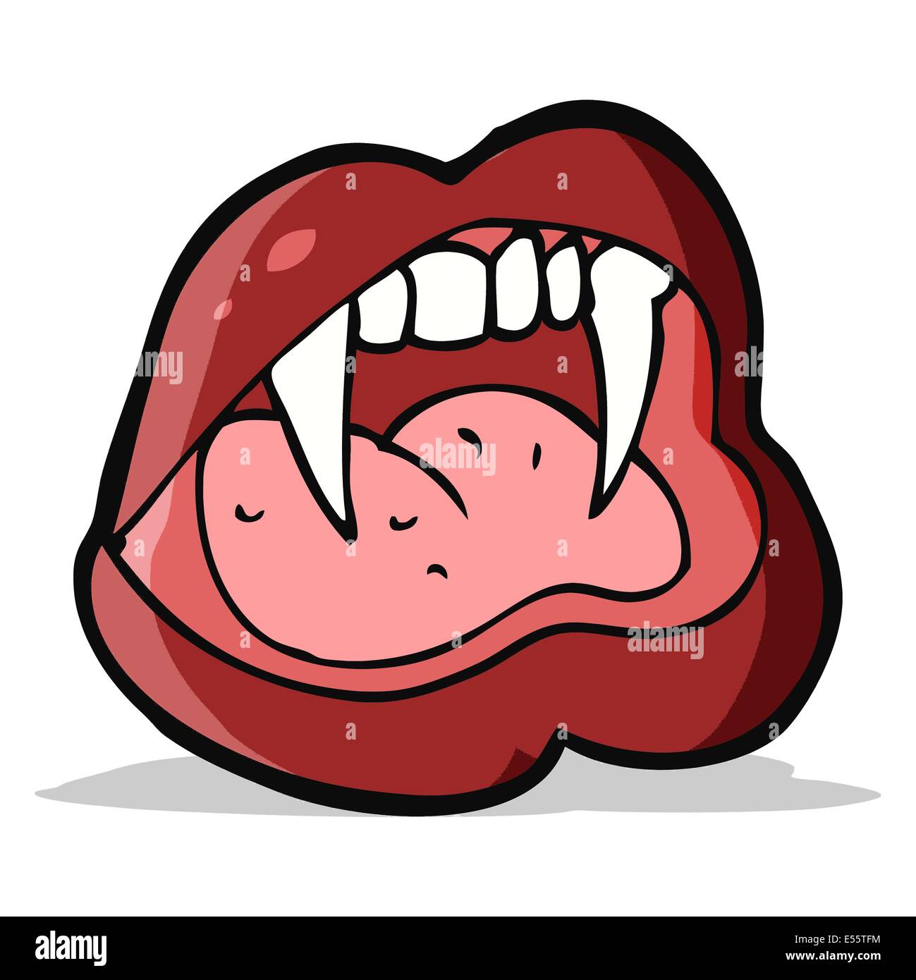 cartoon vampire lips Stock Vector Image & Art - Alamy