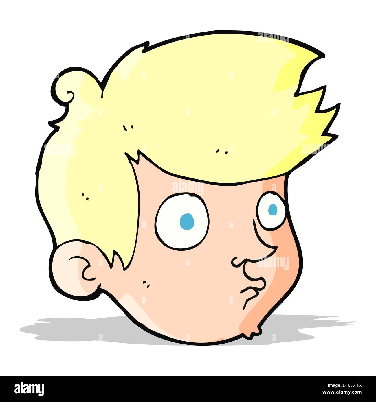 cartoon staring boy Stock Vector Image & Art - Alamy