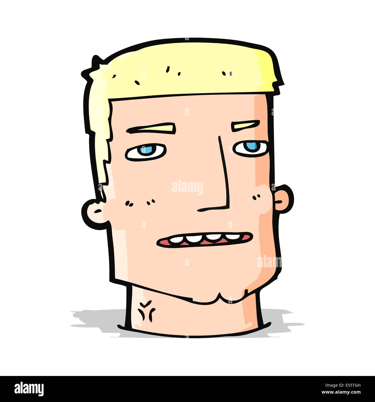 cartoon male head Stock Vector Image & Art - Alamy