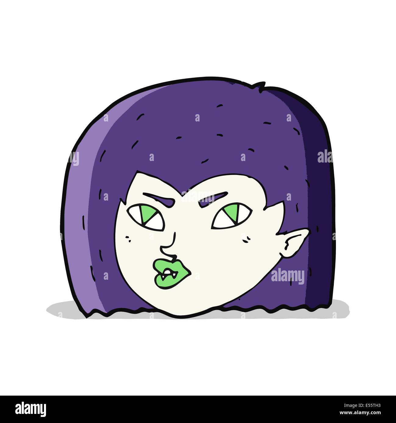 cartoon vampire face Stock Vector Image & Art - Alamy