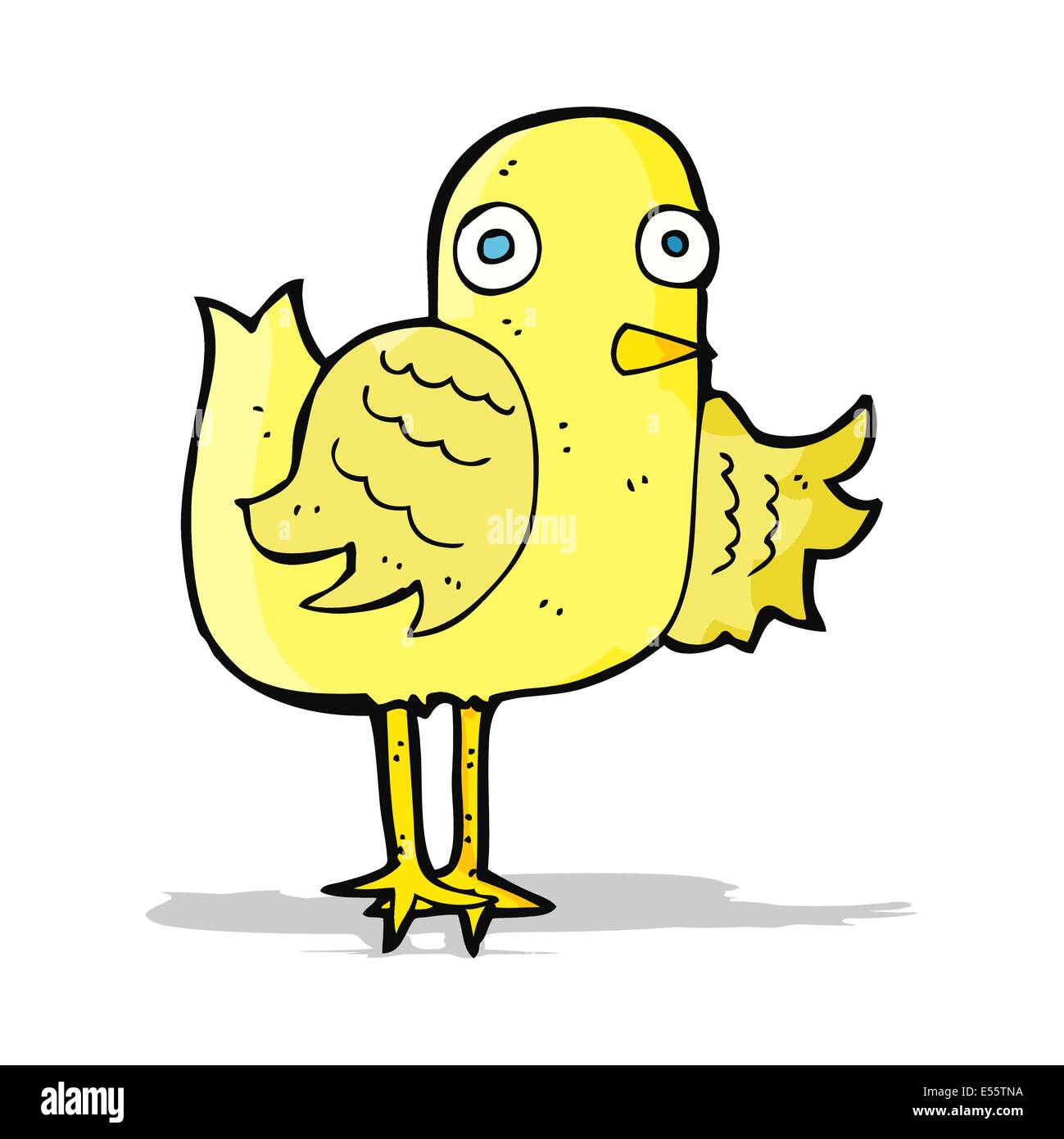 Cartoon bird waving wing Cut Out Stock Images & Pictures - Alamy