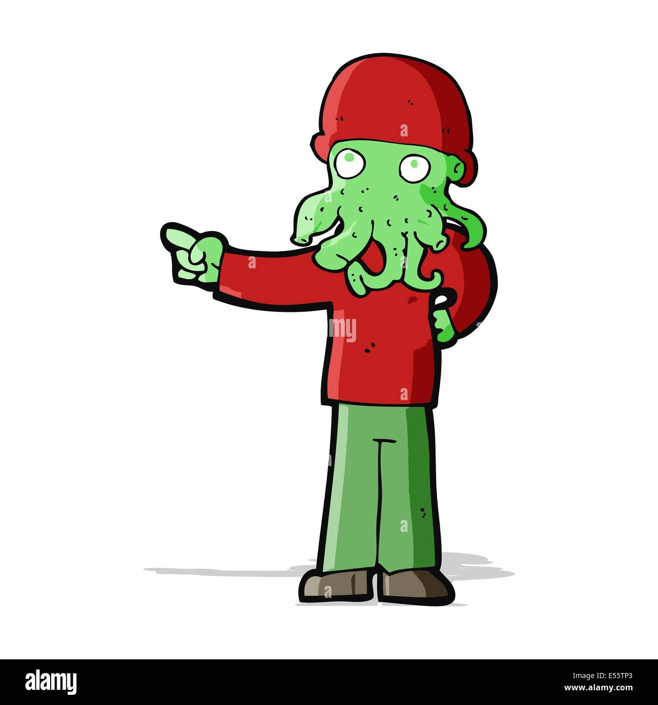 cartoon alien monster man Stock Vector Image & Art - Alamy