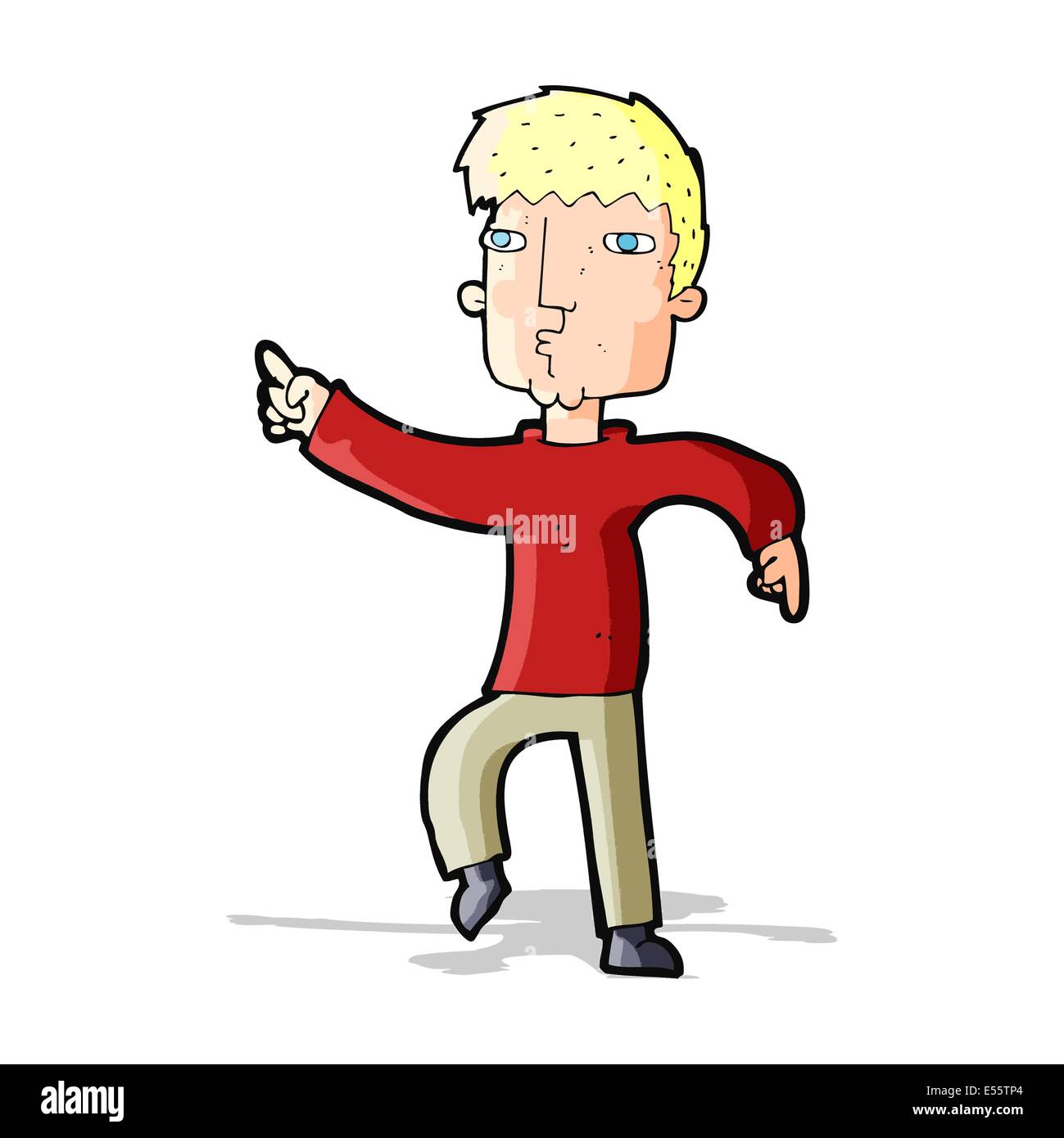 cartoon dancing man Stock Vector Image & Art - Alamy