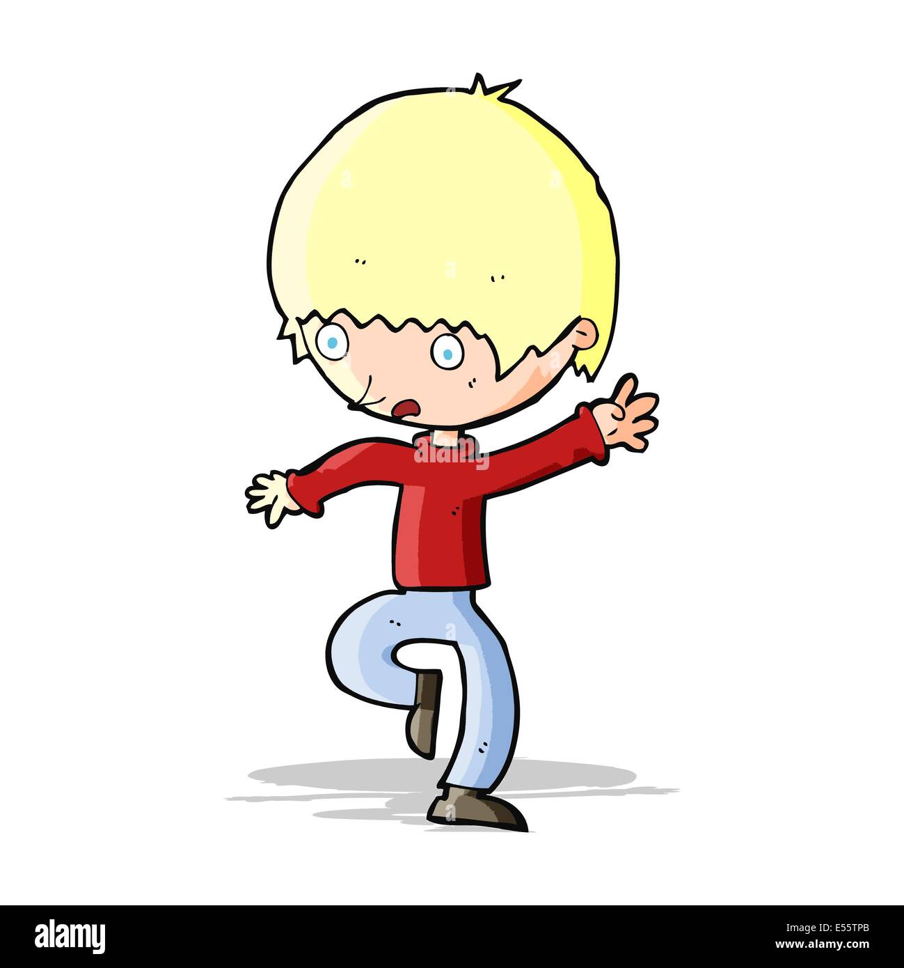 cartoon panicking man Stock Vector Image & Art - Alamy