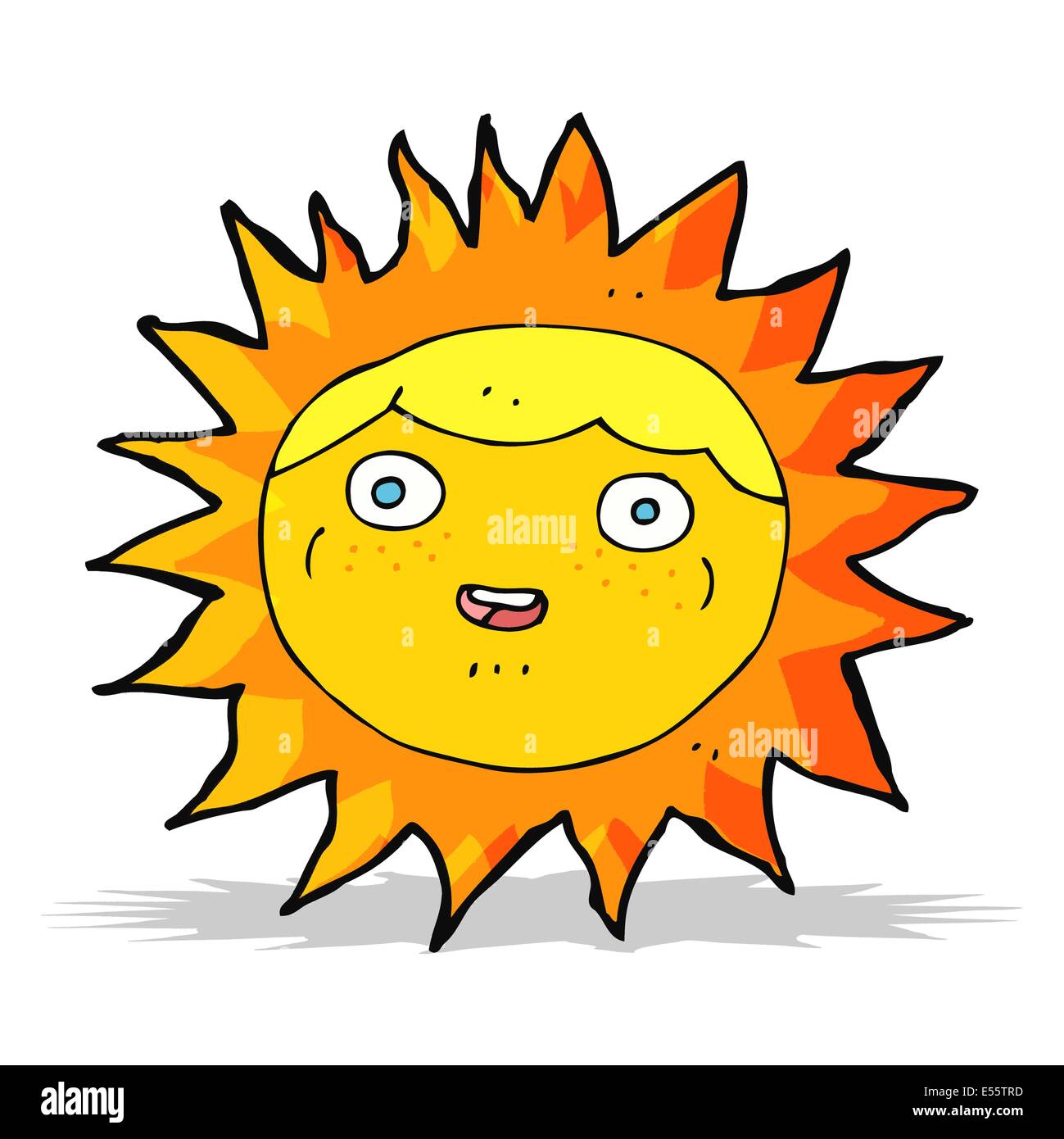 sun cartoon character Stock Vector Image & Art - Alamy