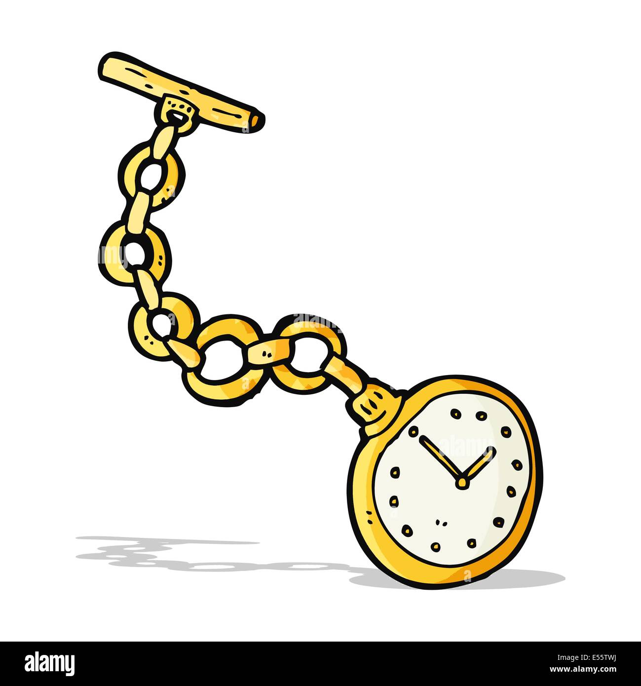 cartoon old pocket watch Stock Vector Image & Art - Alamy