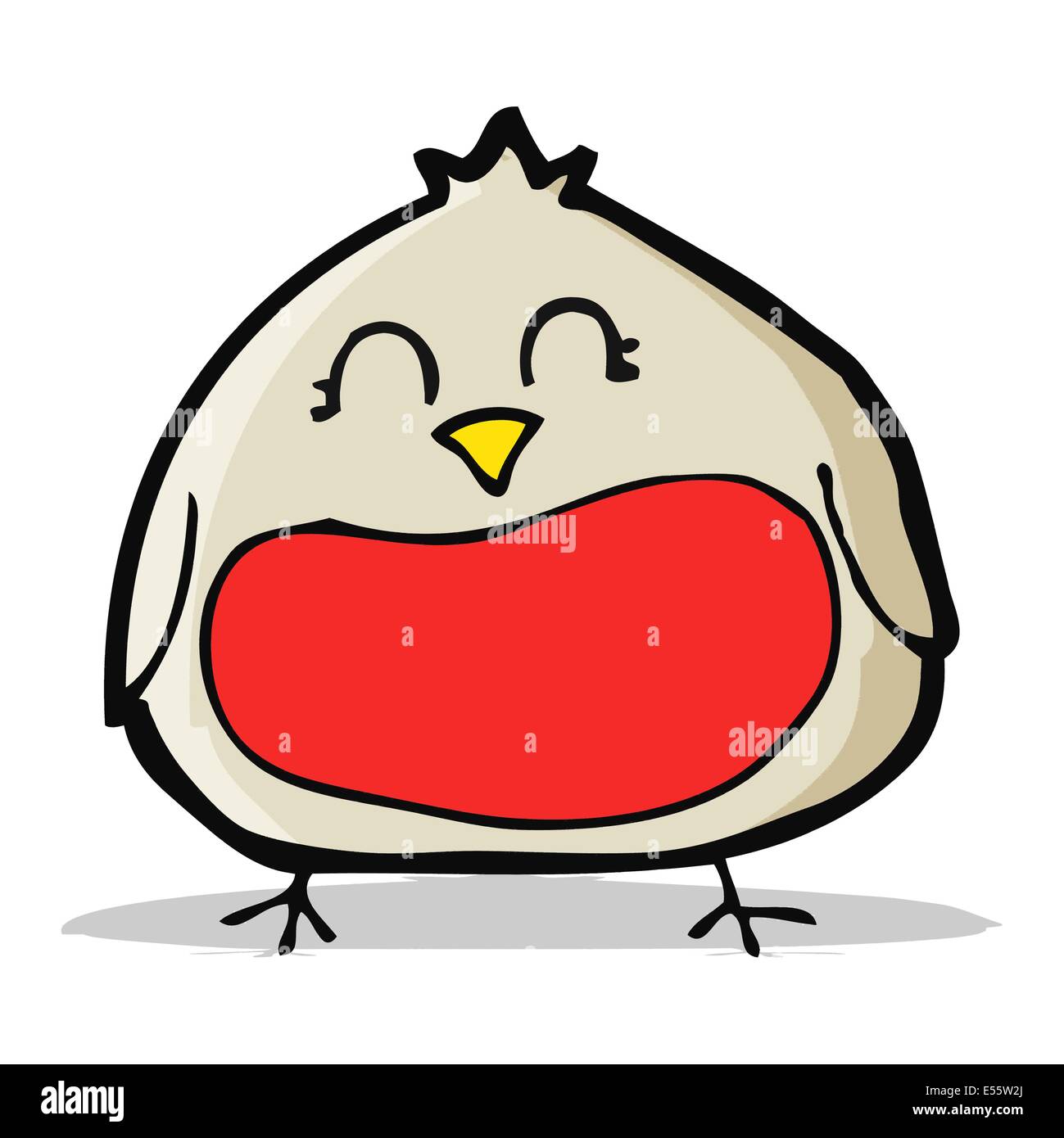 funny cartoon christmas robin Stock Vector Image & Art - Alamy