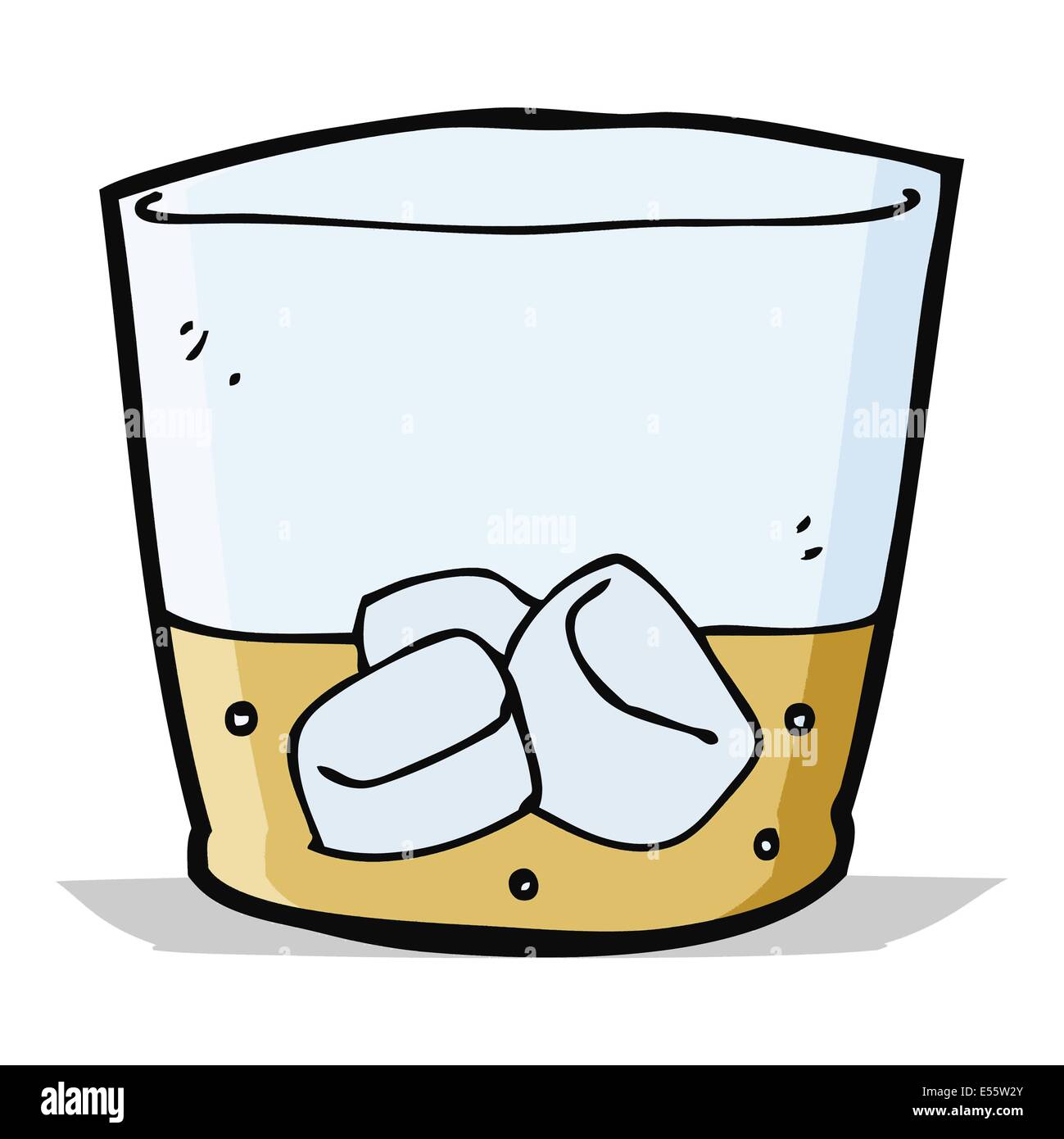 cartoon whiskey in glass Stock Vector Image & Art - Alamy