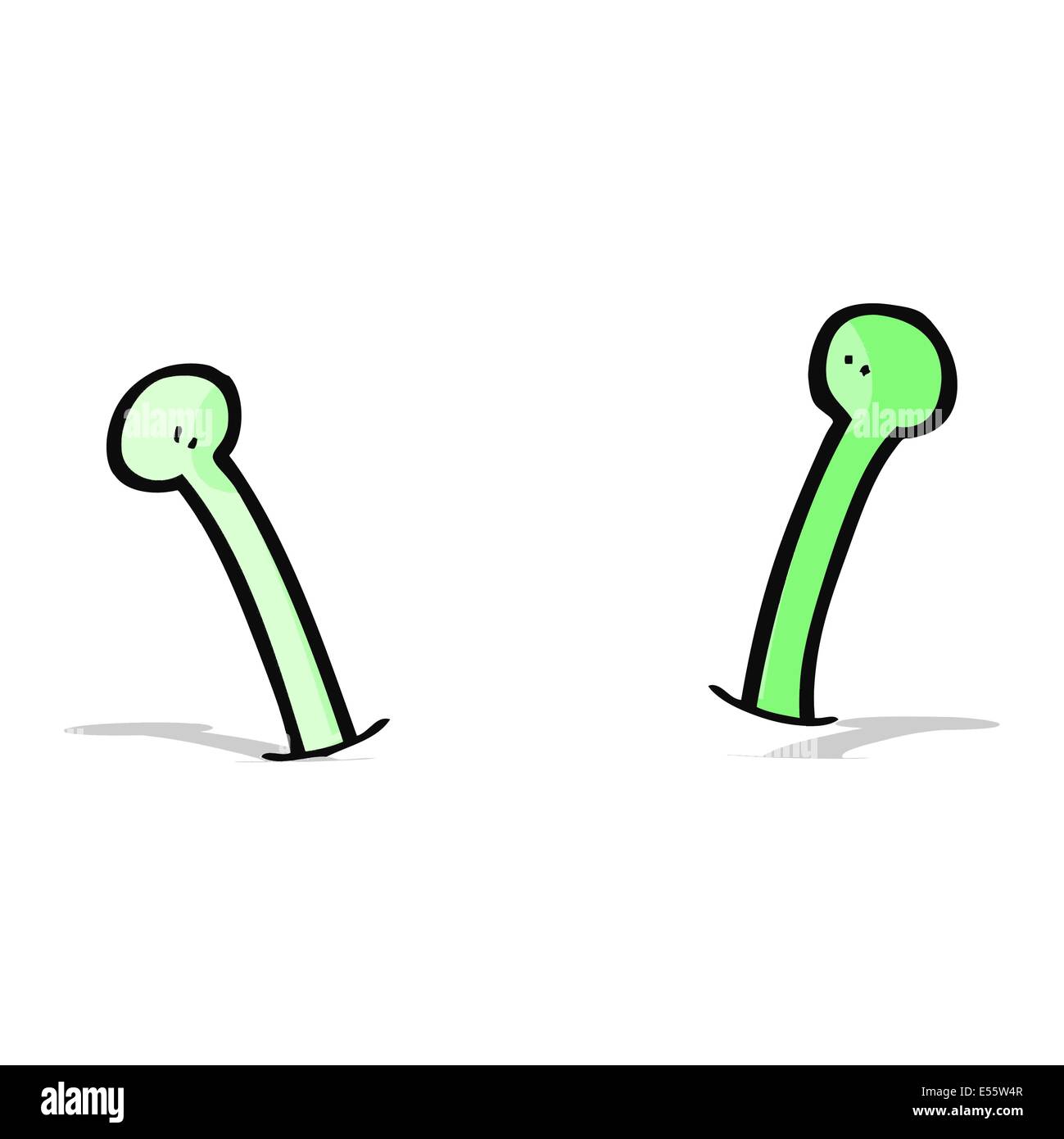 cartoon alien antennae Stock Vector Image & Art - Alamy