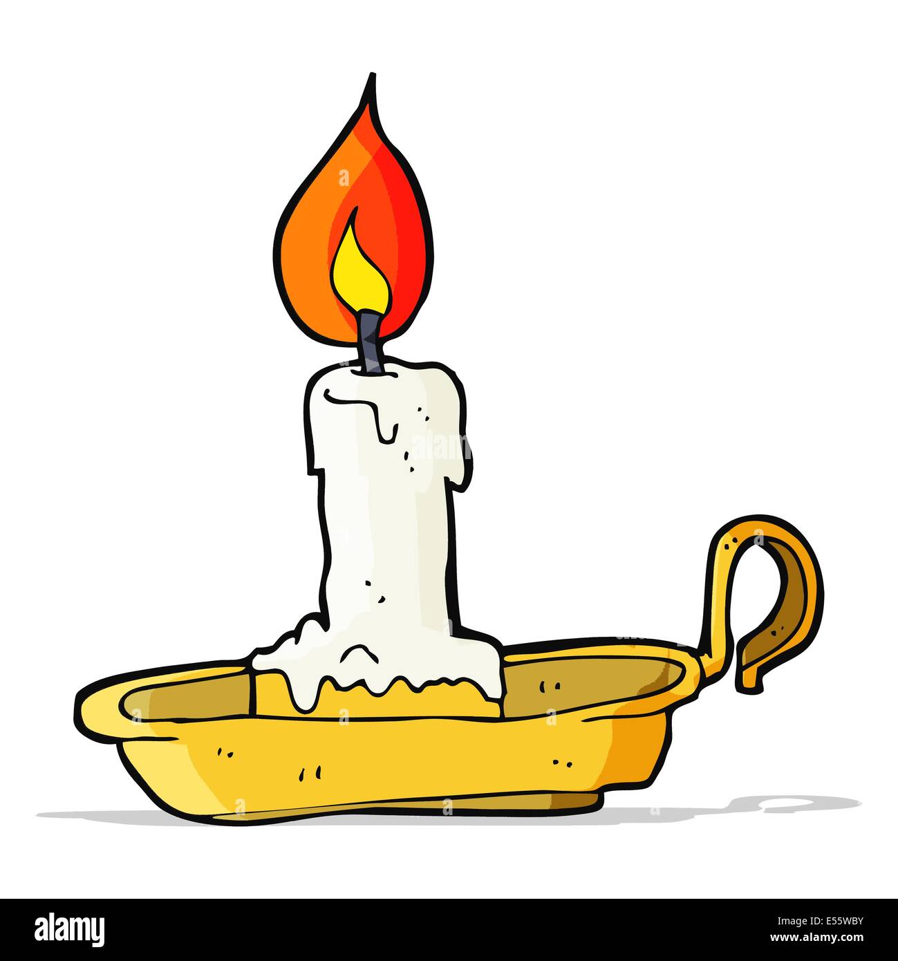 cartoon old candlestick Stock Vector Image & Art - Alamy