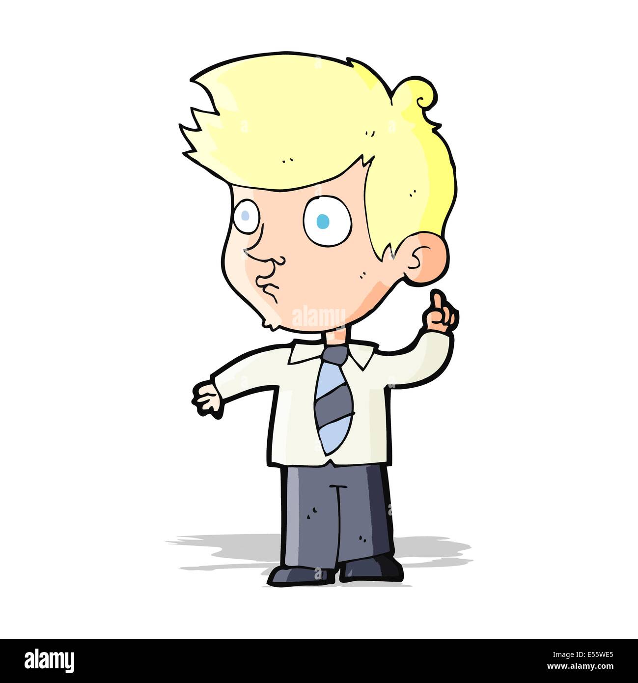 cartoon boy asking question Stock Vector Image & Art - Alamy