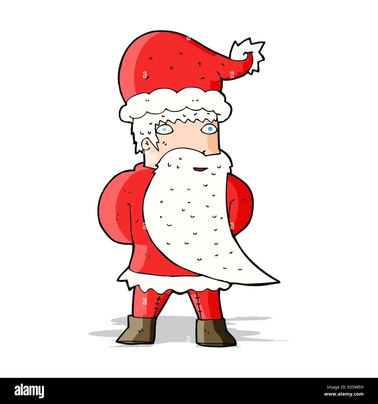 cartoon santa claus Stock Vector Image & Art - Alamy