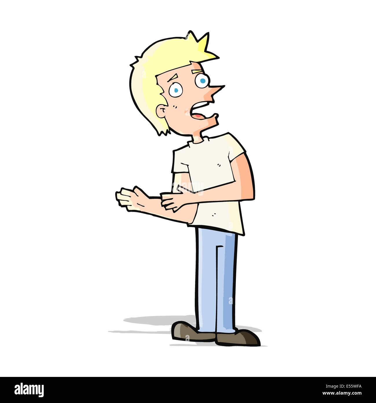 Excuses cartoon hi-res stock photography and images - Alamy