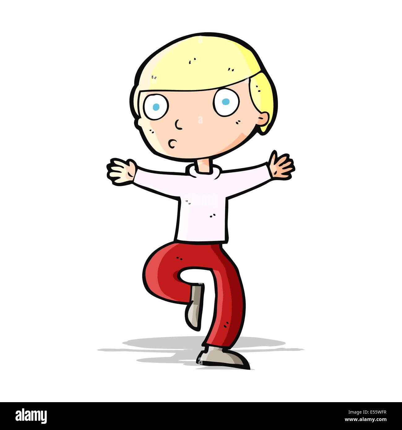 cartoon startled man Stock Vector Image & Art - Alamy