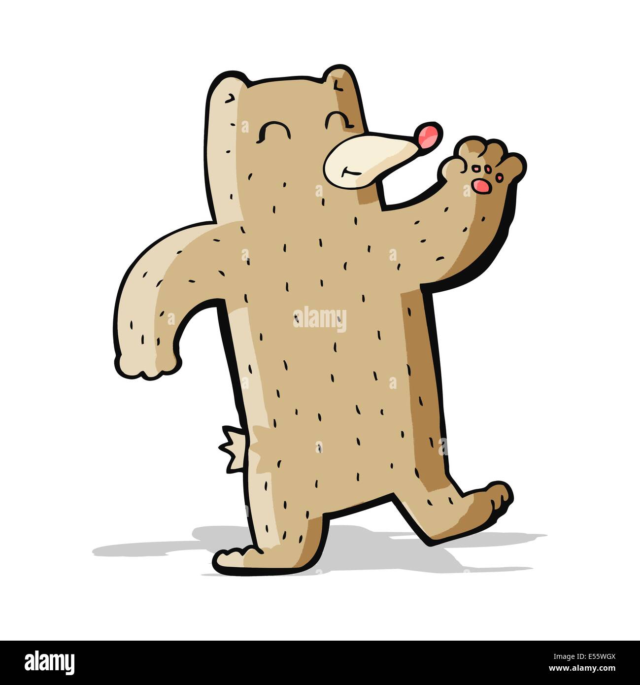 cartoon waving bear Stock Vector Image & Art - Alamy
