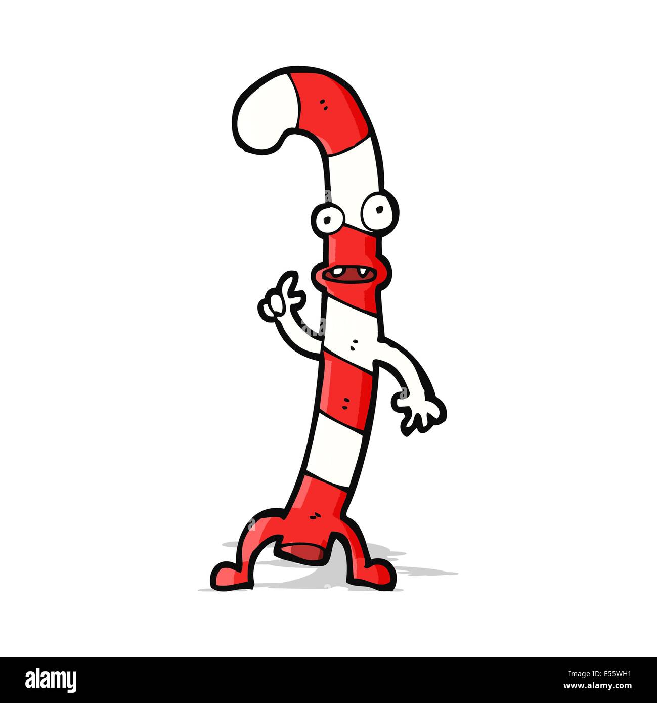 cartoon dancing christmas candy cane Stock Vector Image & Art - Alamy