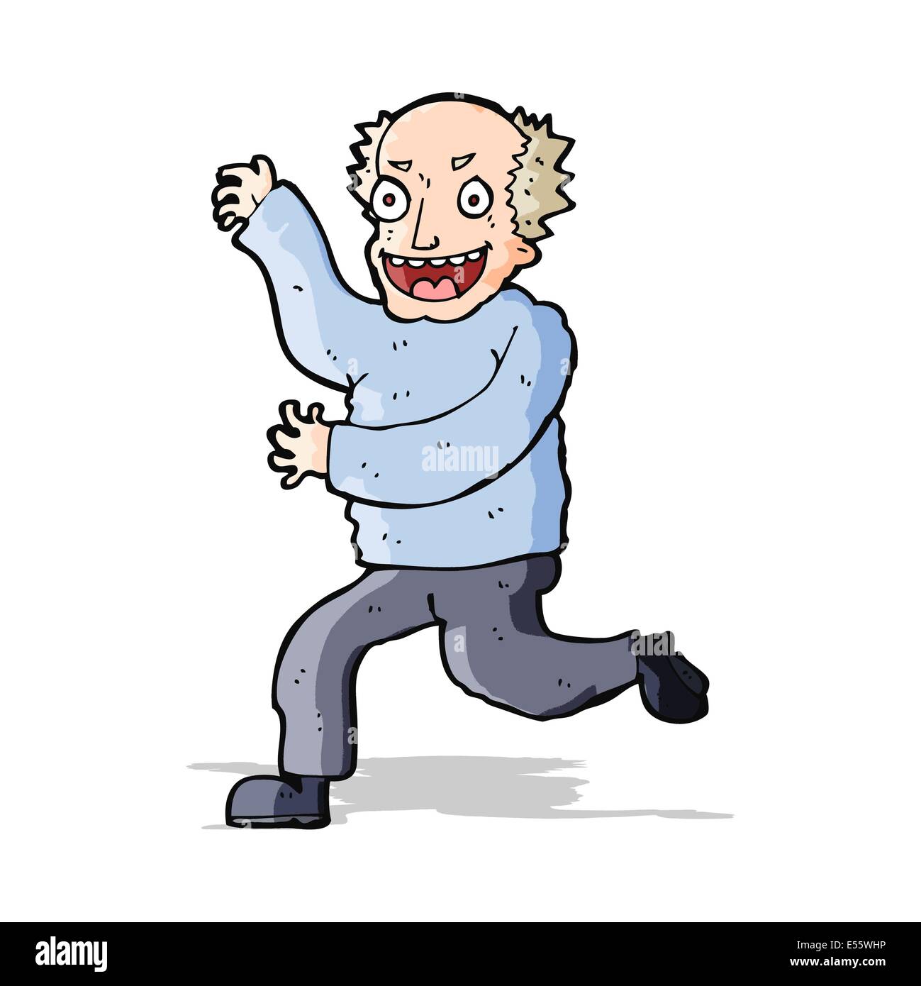 cartoon evil old man Stock Vector Image & Art - Alamy