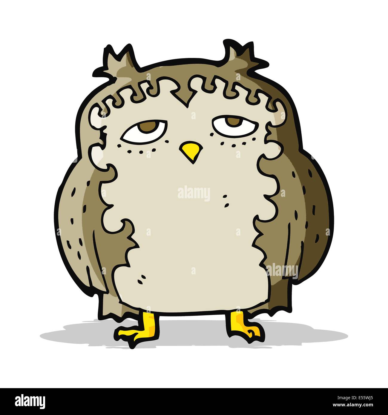 cartoon wise old owl Stock Vector Image & Art - Alamy