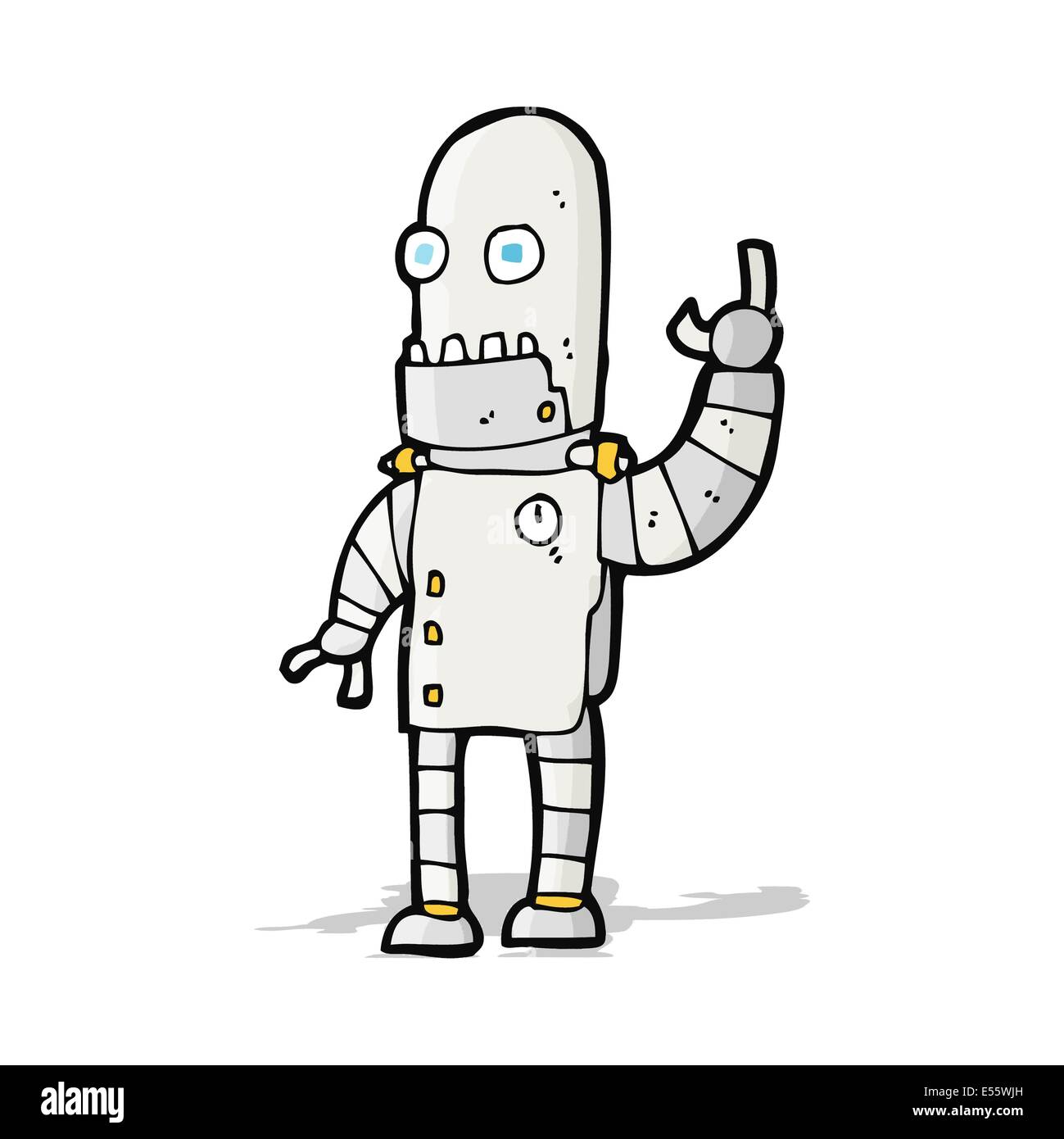 cartoon waving robot Stock Vector Image & Art - Alamy