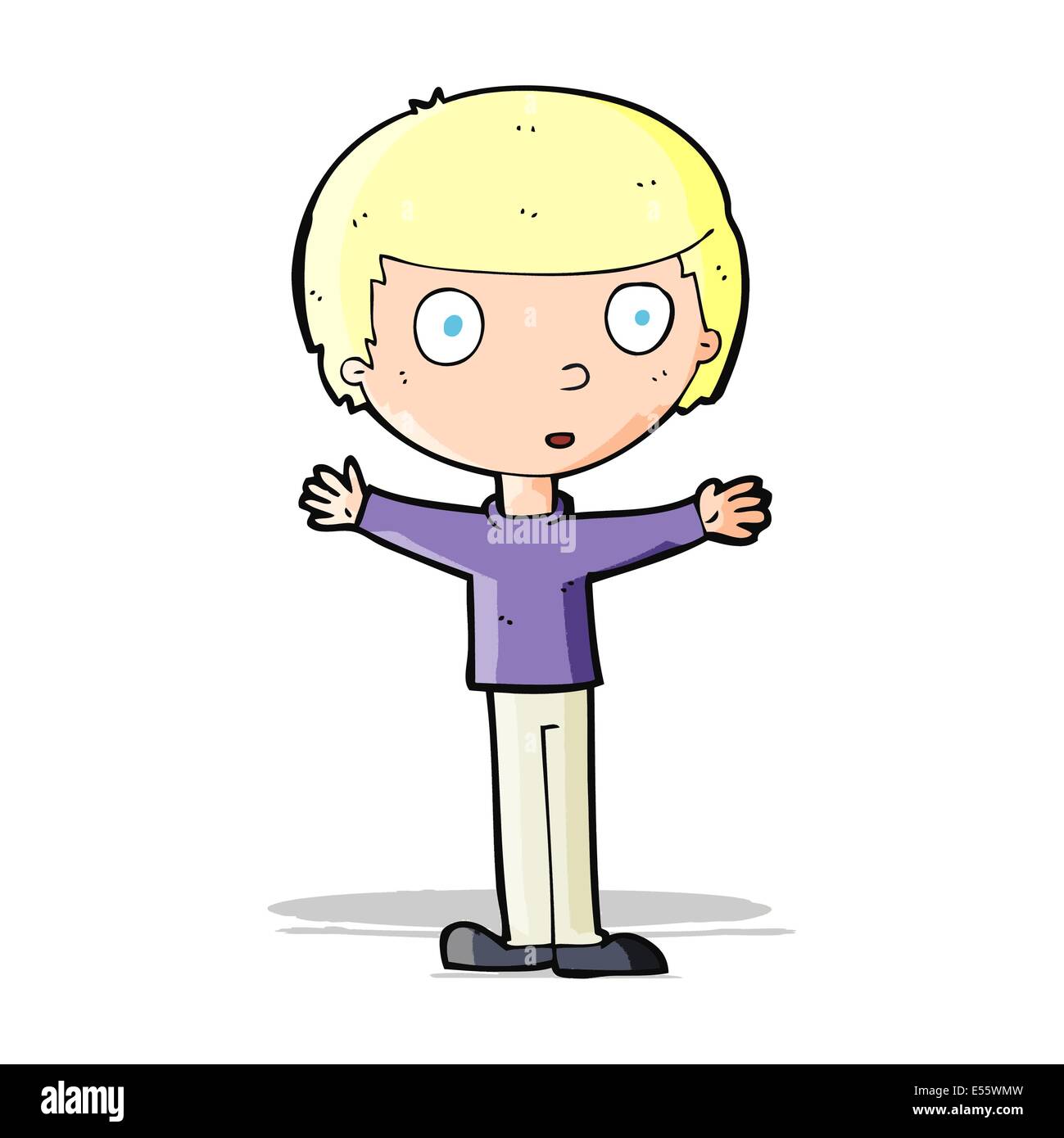 cartoon surprised man Stock Vector Image & Art - Alamy