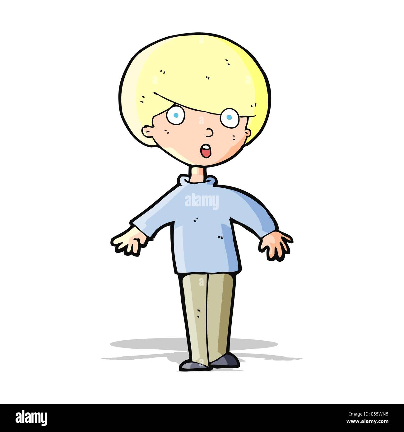 cartoon surprised man Stock Vector Image & Art - Alamy