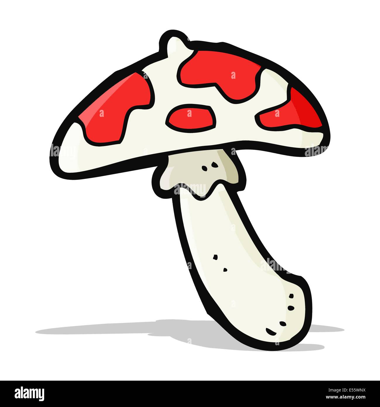 cartoon poisonous toadstool Stock Vector Image & Art - Alamy