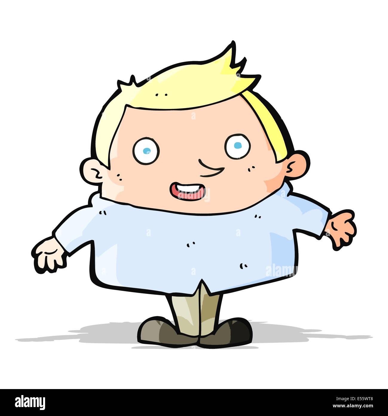 cartoon happy man Stock Vector Image & Art - Alamy