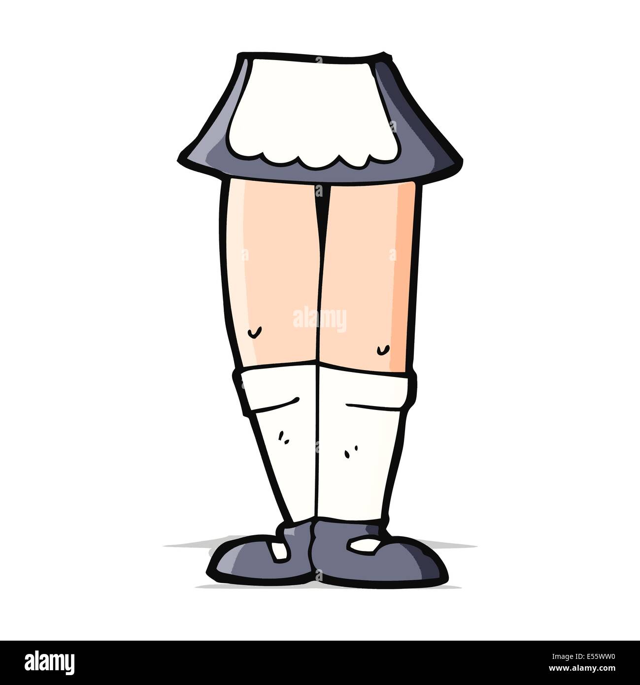 cartoon female legs Stock Vector Image & Art - Alamy