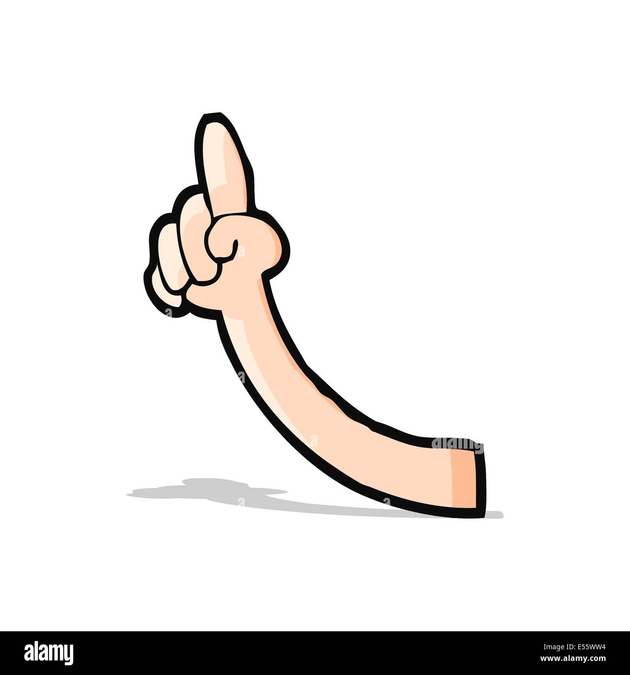 cartoon pointing arm Stock Vector Image & Art - Alamy