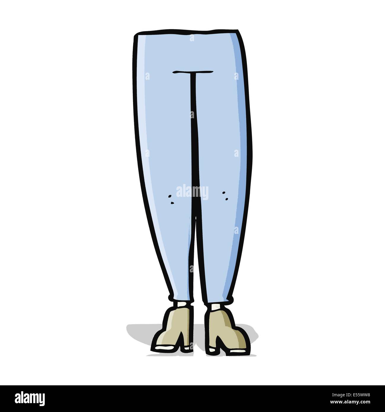 cartoon female legs Stock Vector Art & Illustration, Vector Image ...
