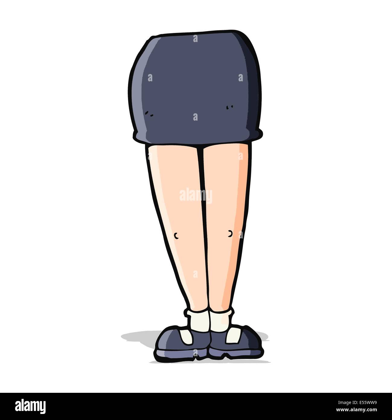 cartoon female legs Stock Vector Image & Art - Alamy