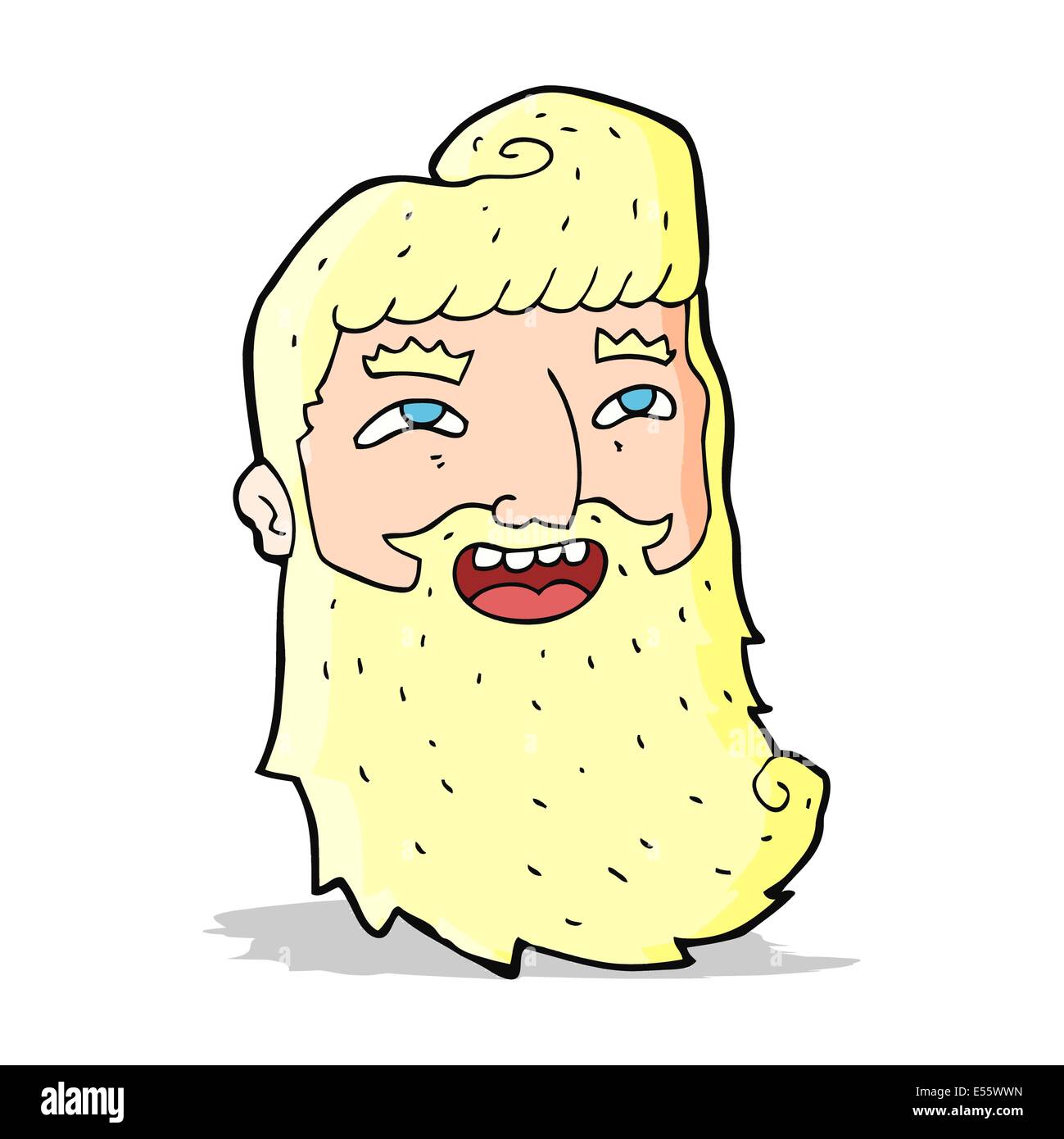 cartoon man with beard laughing Stock Vector Image & Art - Alamy