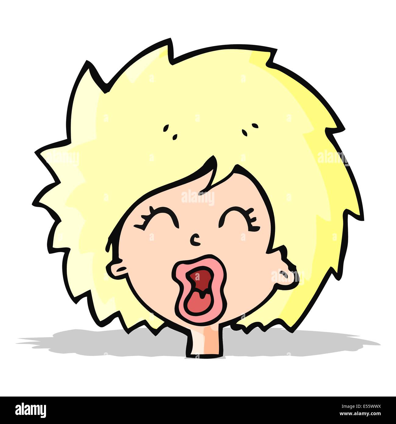 cartoon woman screaming Stock Vector Image & Art - Alamy