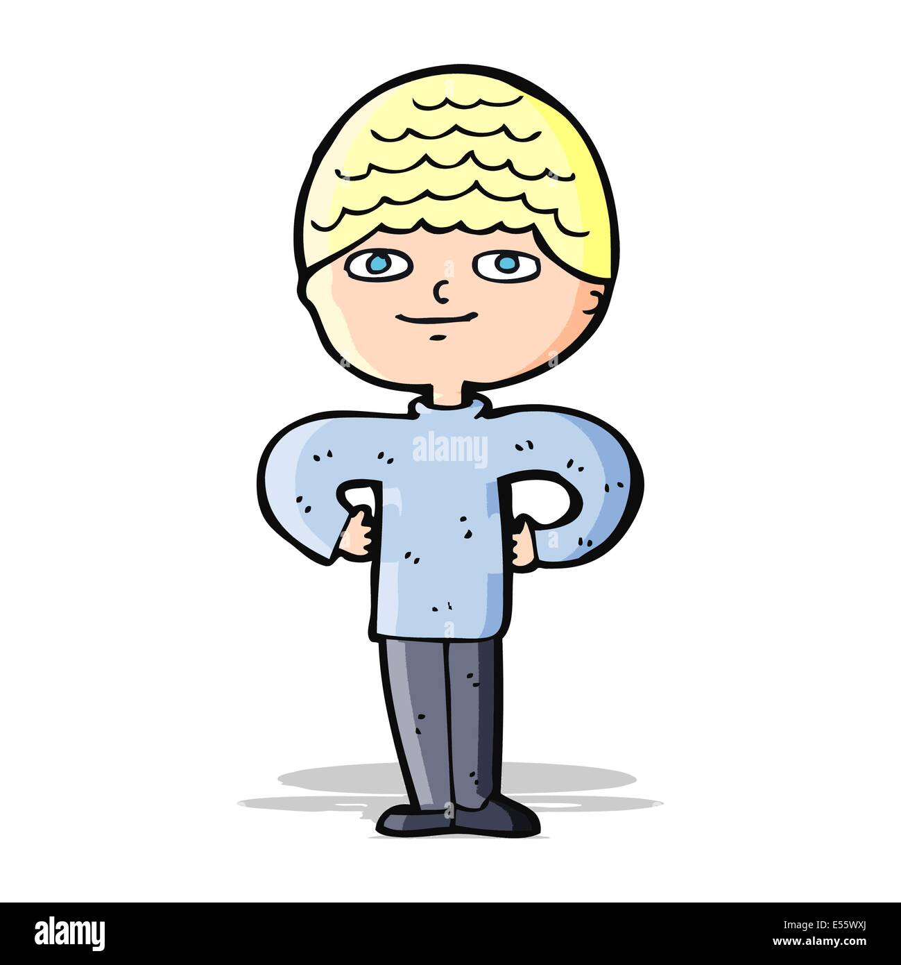 cartoon proud man Stock Vector Image & Art - Alamy