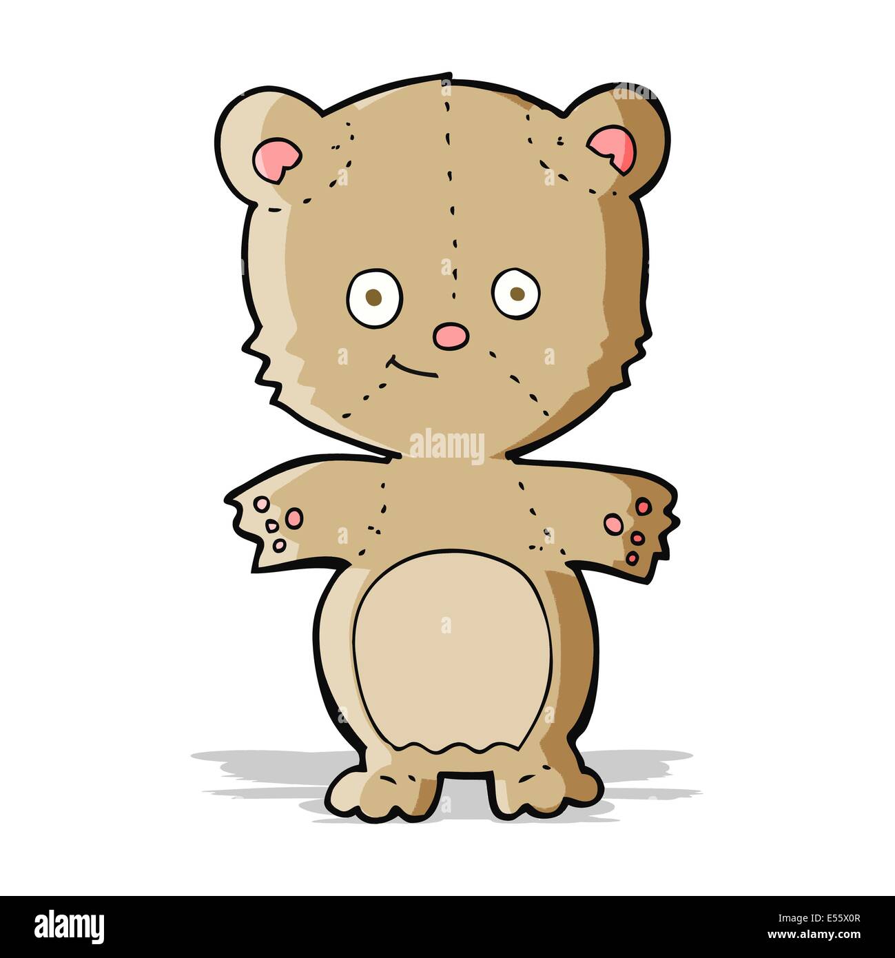 cartoon happy teddy bear Stock Vector Image & Art - Alamy