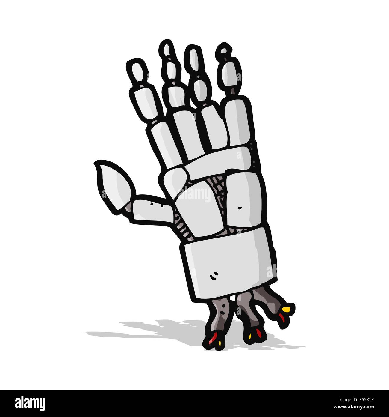cartoon robot hand Stock Vector Image & Art - Alamy