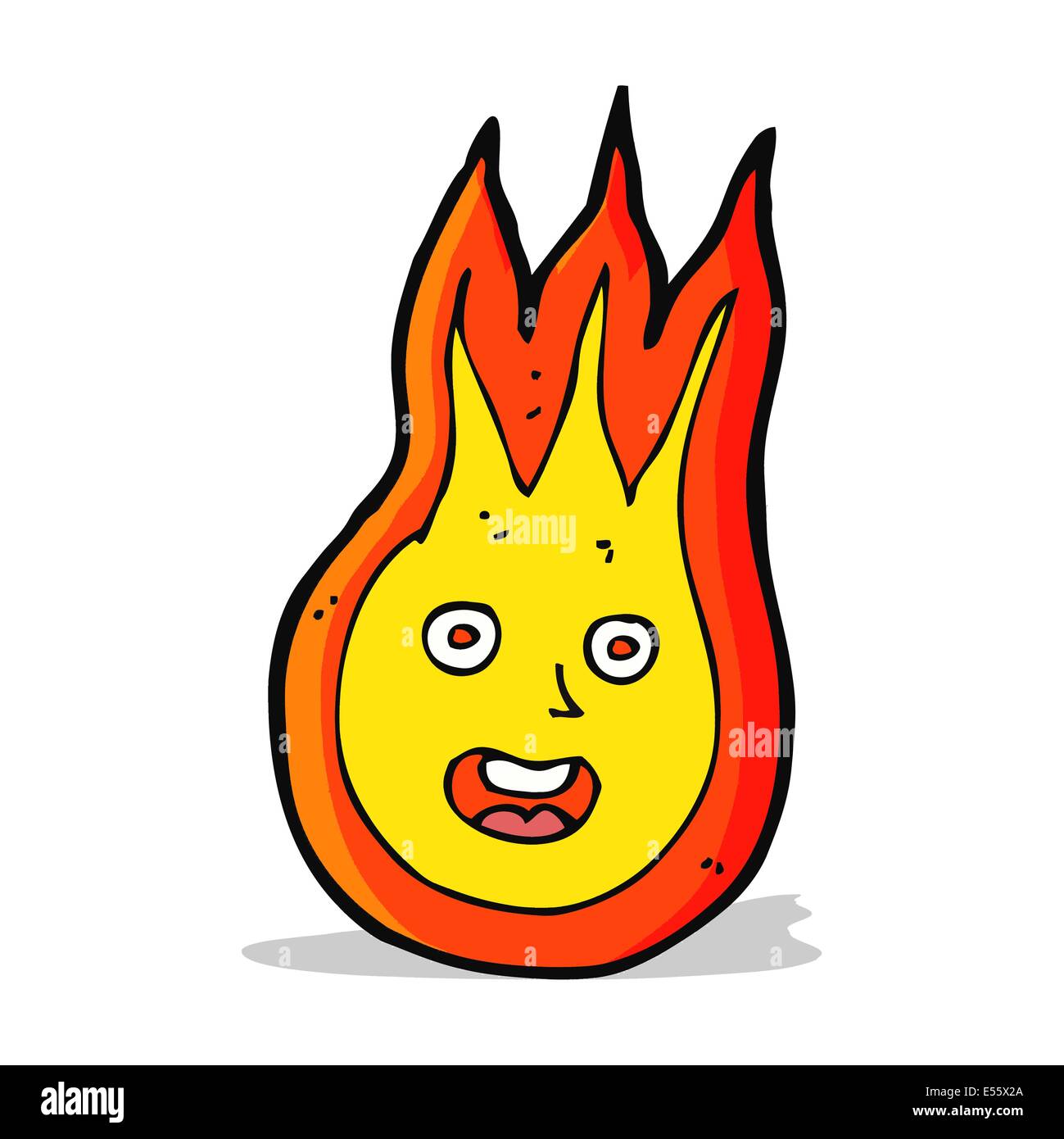 Funny fireball Stock Vector Images - Alamy
