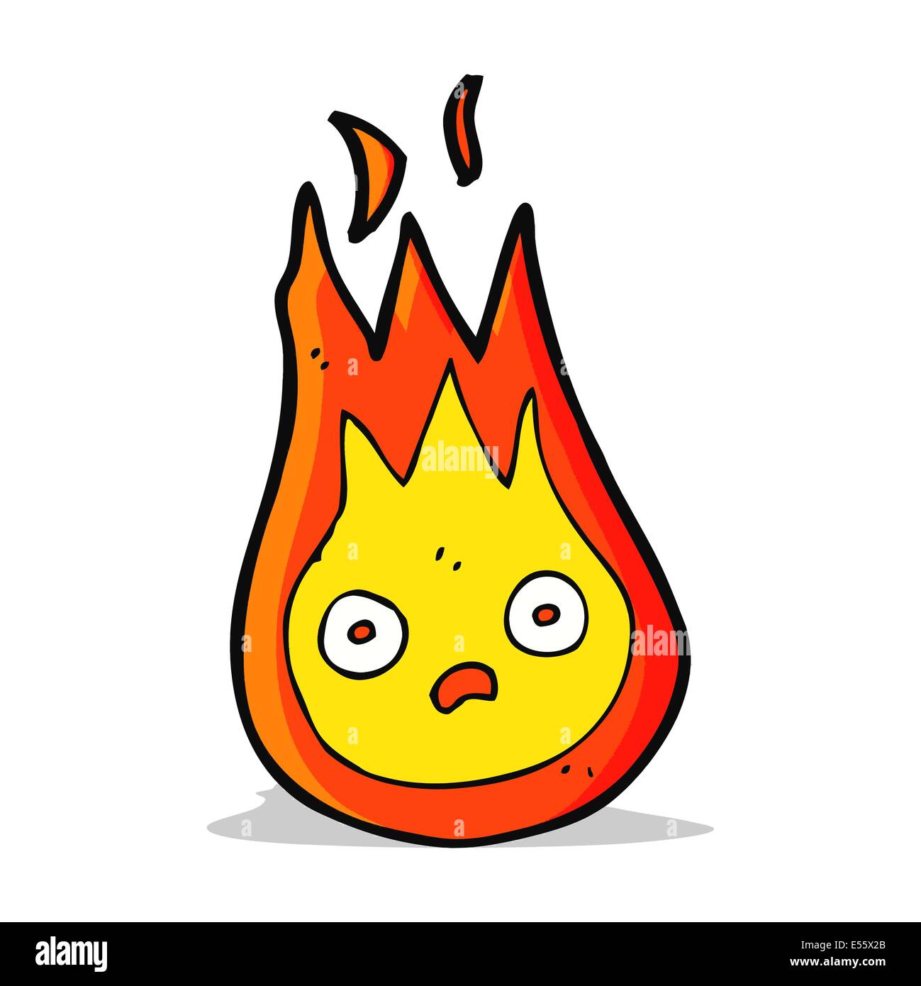 cartoon friendly fireball Stock Vector Image & Art - Alamy