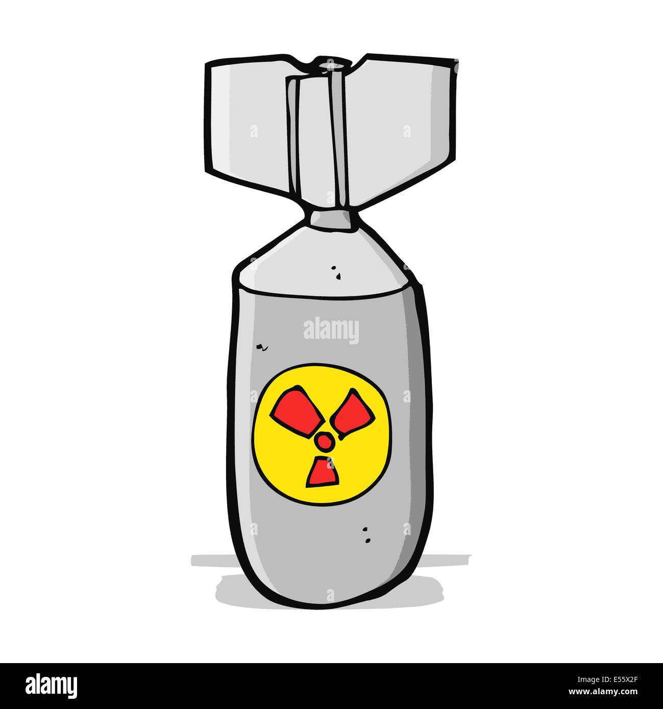 cartoon nuclear bomb Stock Vector Image & Art - Alamy